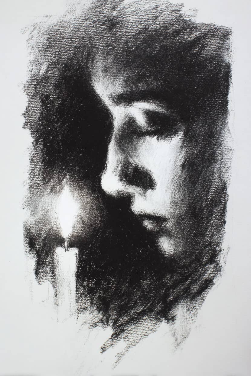 30 Striking Charcoal Drawing Ideas for Dramatic Artworks - Brighter Craft