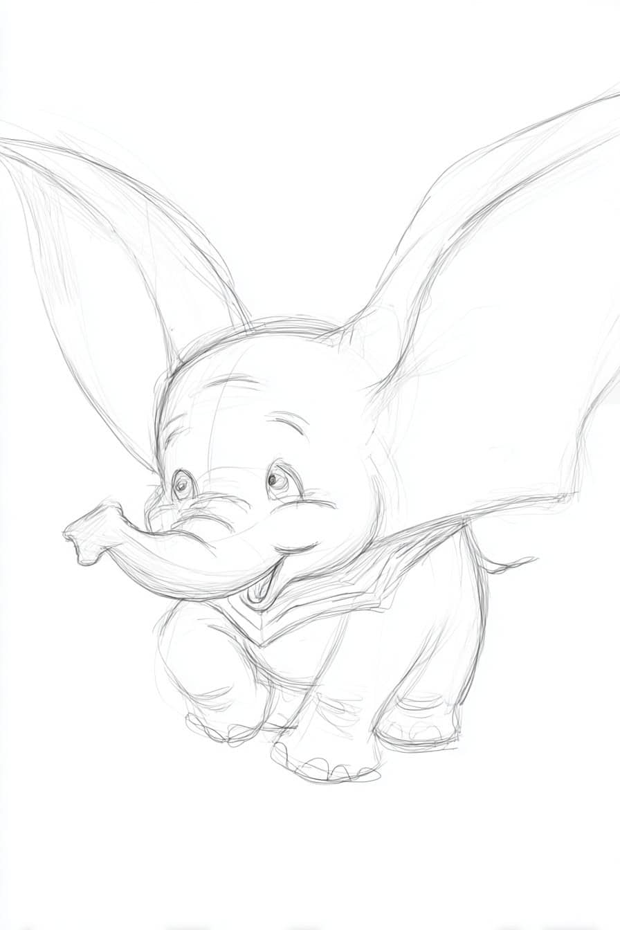 20 Cute Baby Disney Character Pencil Sketch Ideas to Melt Your Heart ...