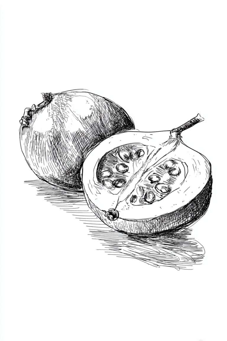 25 Easy Tropical Fruit Drawing Ideas for Your Sketchbook - Brighter Craft