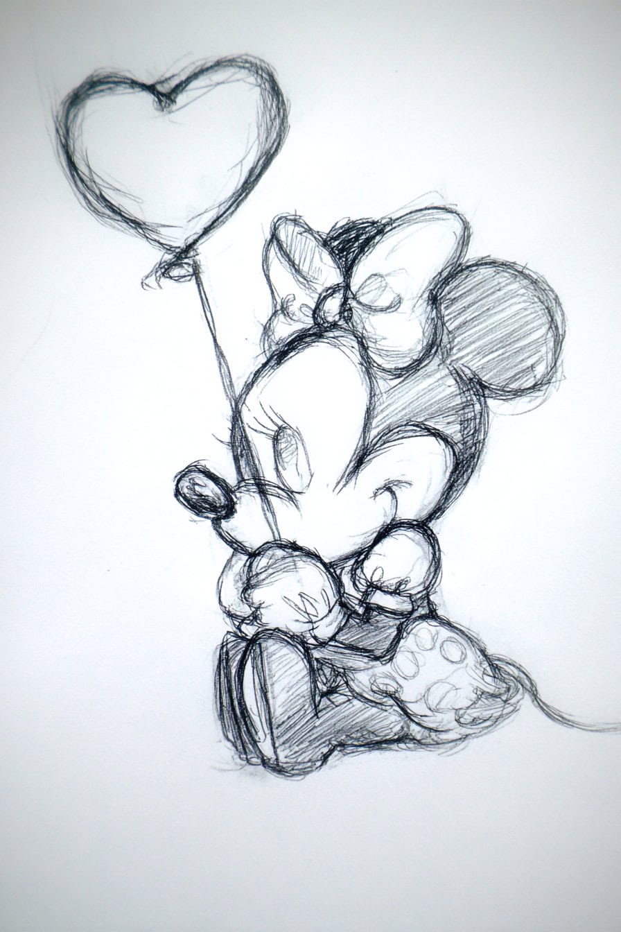 20 Cute Baby Disney Character Pencil Sketch Ideas to Melt Your Heart - Brighter Craft