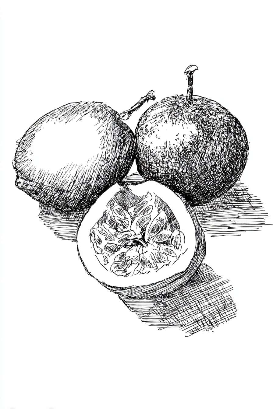 25 Easy Tropical Fruit Drawing Ideas for Your Sketchbook - Brighter Craft