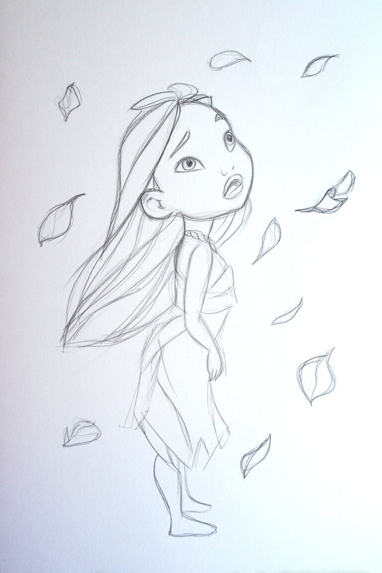 20 Cute Baby Disney Character Pencil Sketch Ideas to Melt Your Heart ...