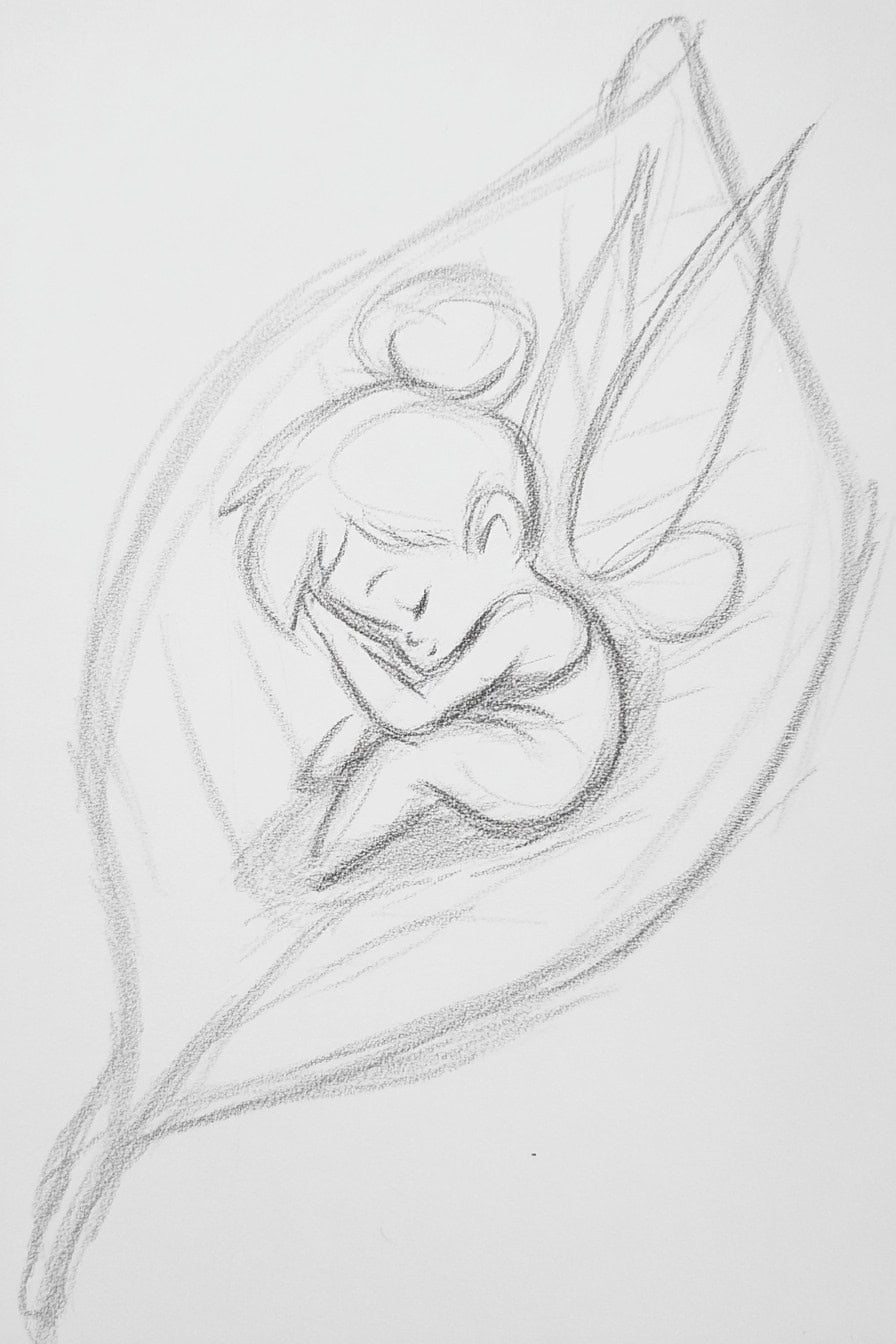 20 Cute Baby Disney Character Pencil Sketch Ideas to Melt Your Heart ...