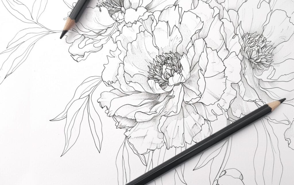 30 Elegant Nature Coloring Pages for Adults - Brighter Craft