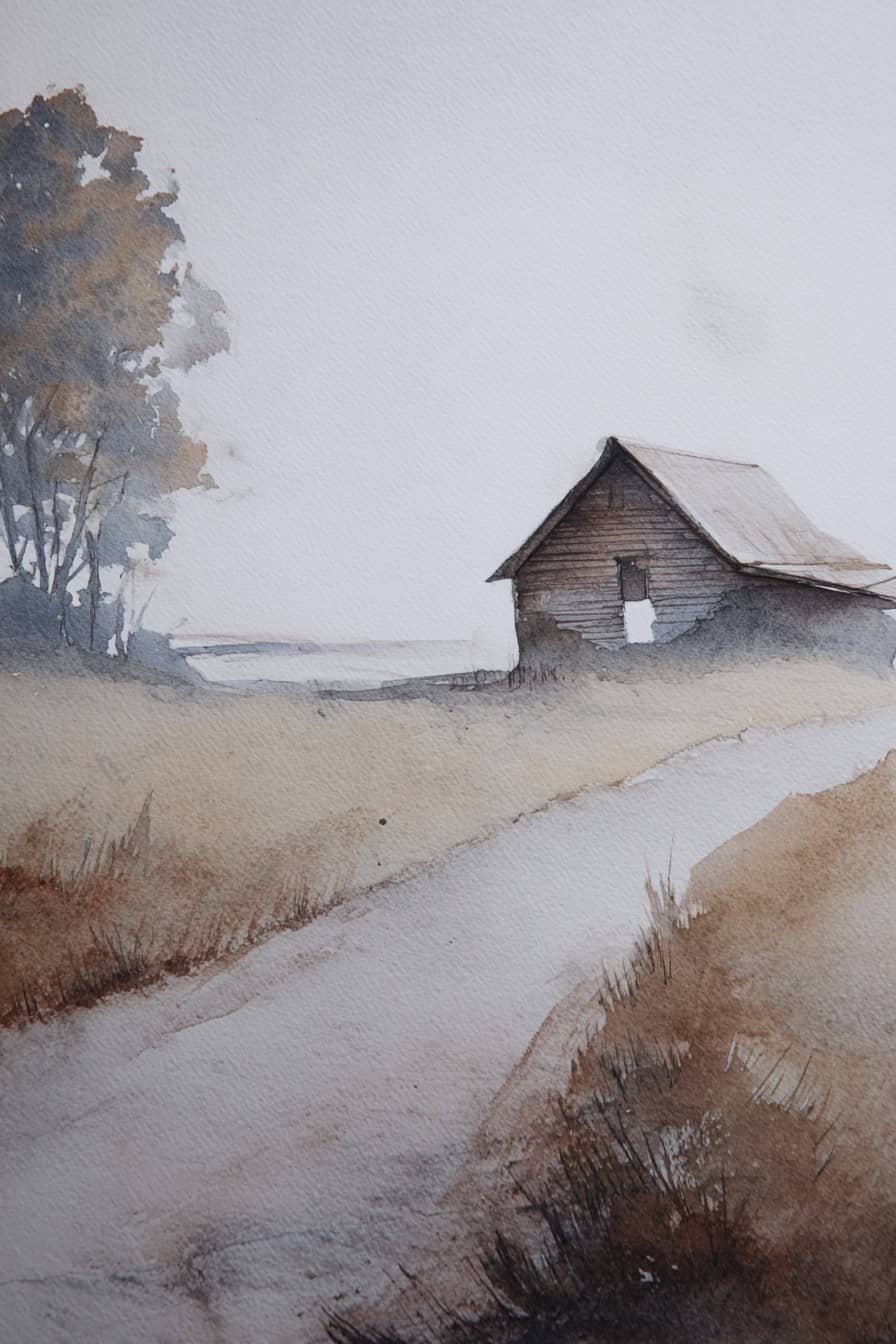 25 Loose Watercolor Village Scenes for Beginners - Brighter Craft