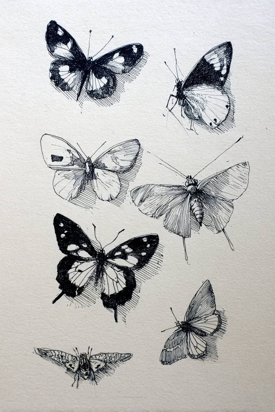 25 Aesthetic Pen Sketch Ideas for a Stylish Art Journal - Brighter Craft