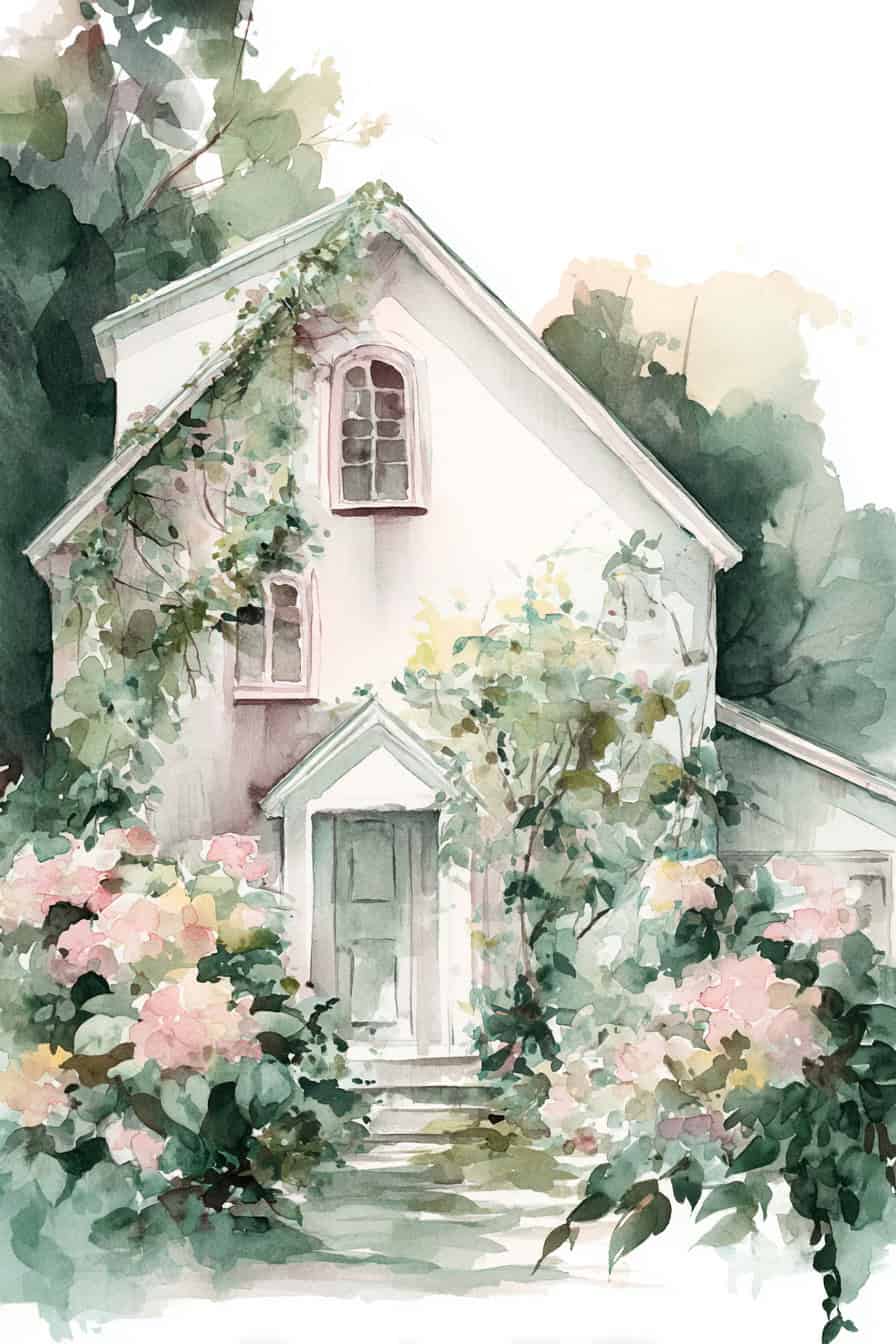 25 Loose Watercolor Village Scenes for Beginners - Brighter Craft