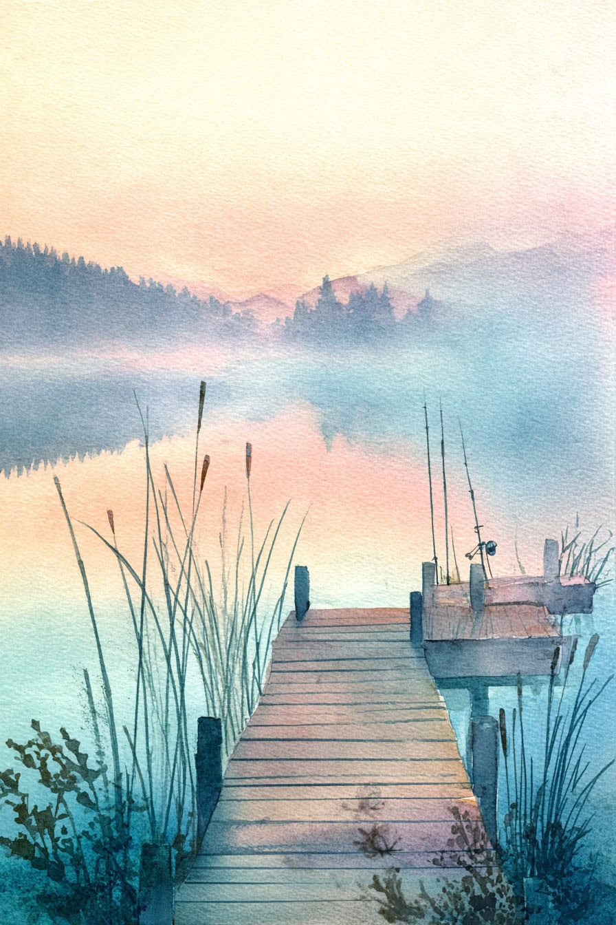 25 Easy Loose Watercolor Summer Landscapes to Paint Today - Brighter Craft