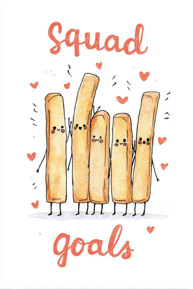 25 Simple and Fun Food Doodles Anyone Can Draw - Brighter Craft