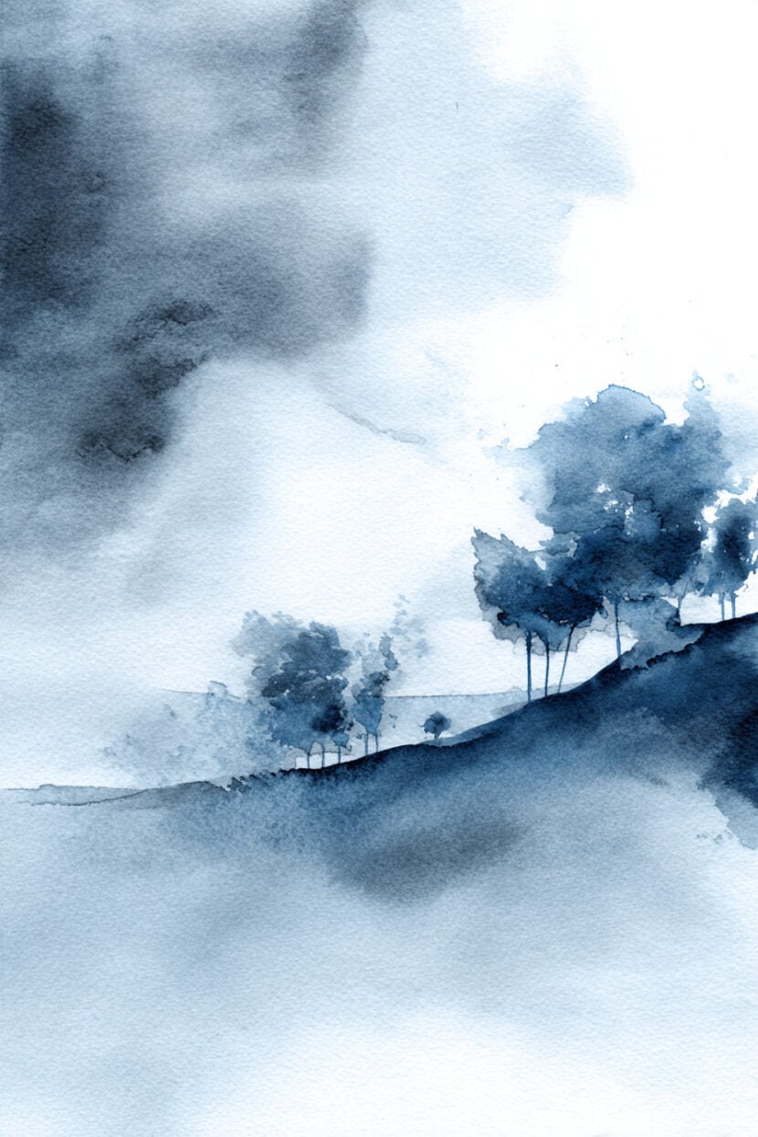 25 Loose Watercolor Ideas for Painting Stunning Abstract Landscapes ...