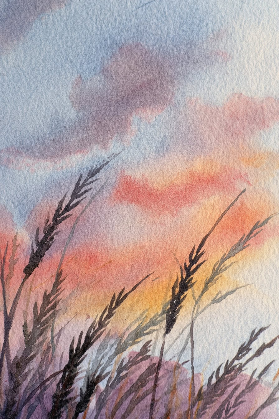 25 Easy Loose Watercolor Summer Landscapes to Paint Today - Brighter Craft