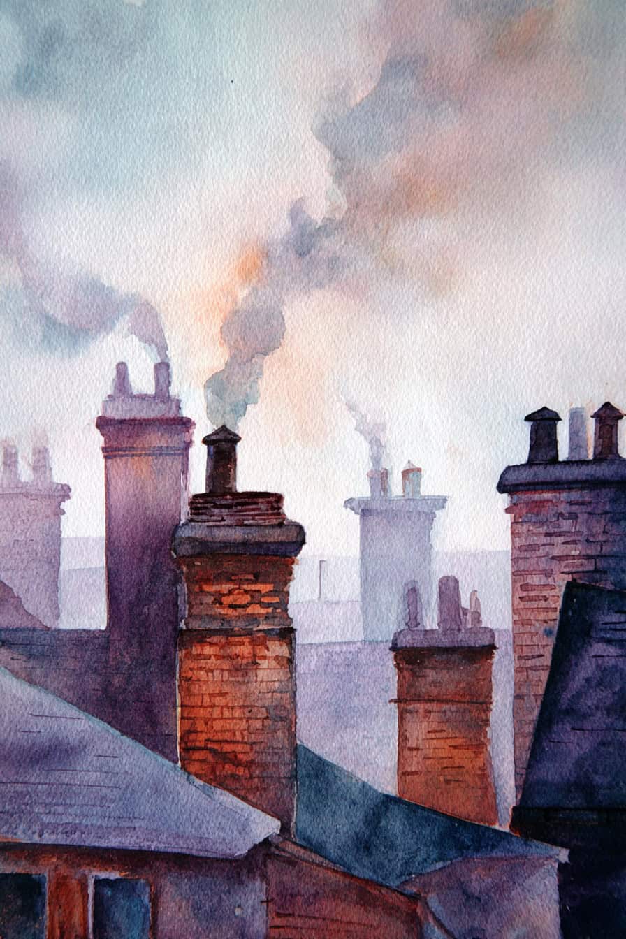 25 Loose Watercolor Village Scenes for Beginners - Brighter Craft