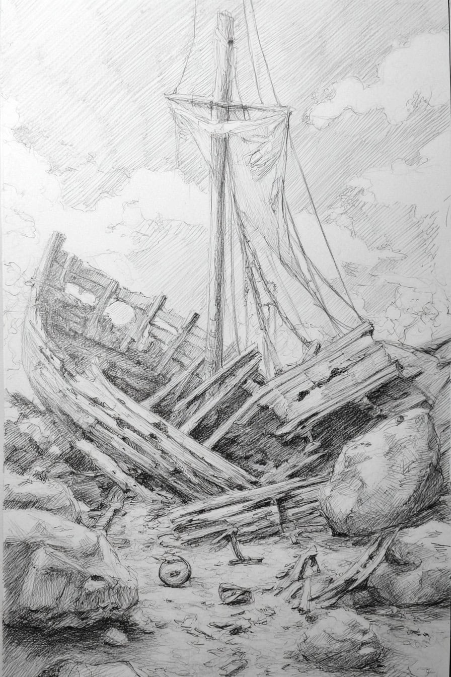 25 Life Drawing Sketch Ideas Inspired by the Sea - Brighter Craft