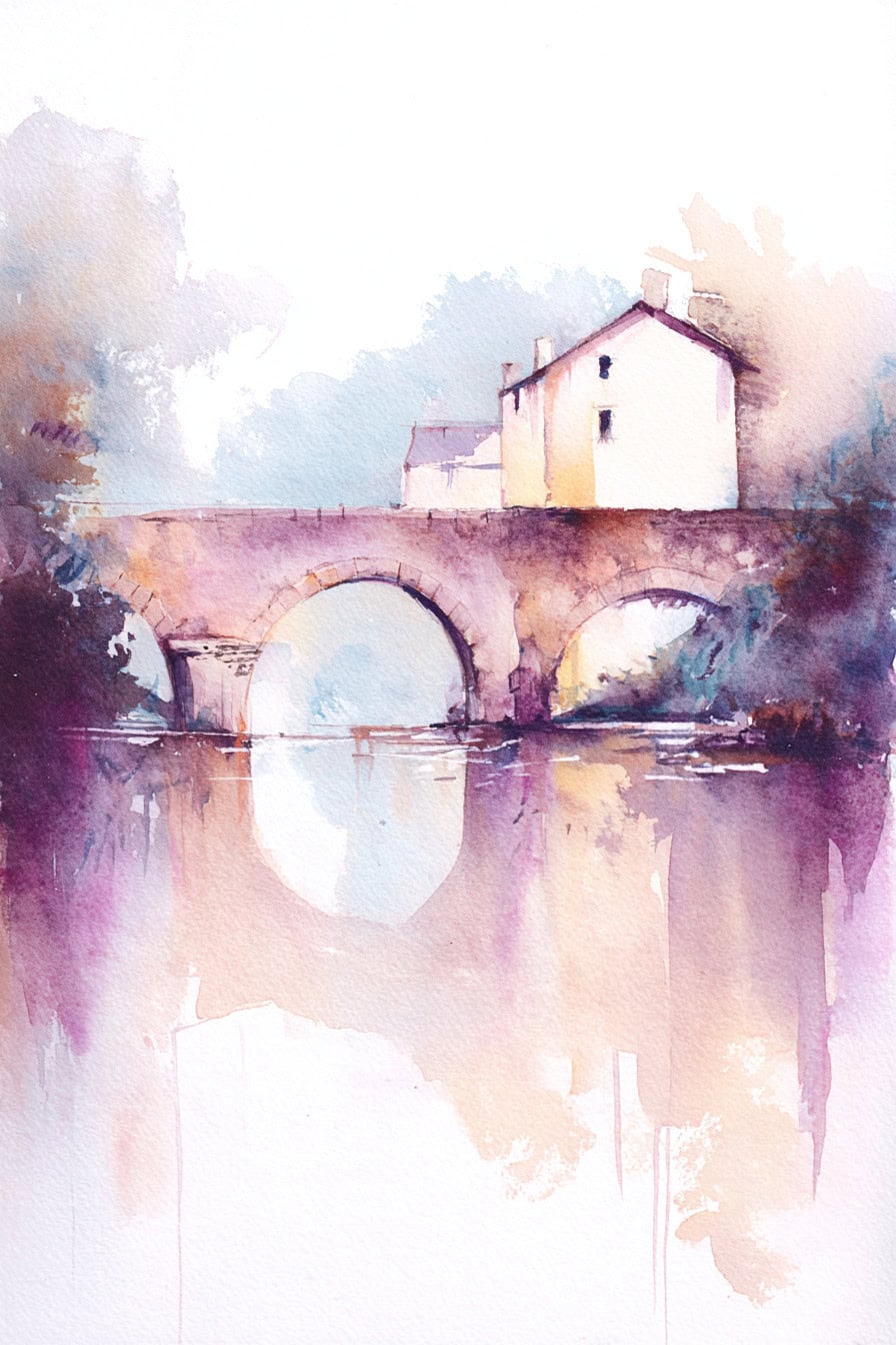 25 Loose Watercolor Village Scenes for Beginners - Brighter Craft