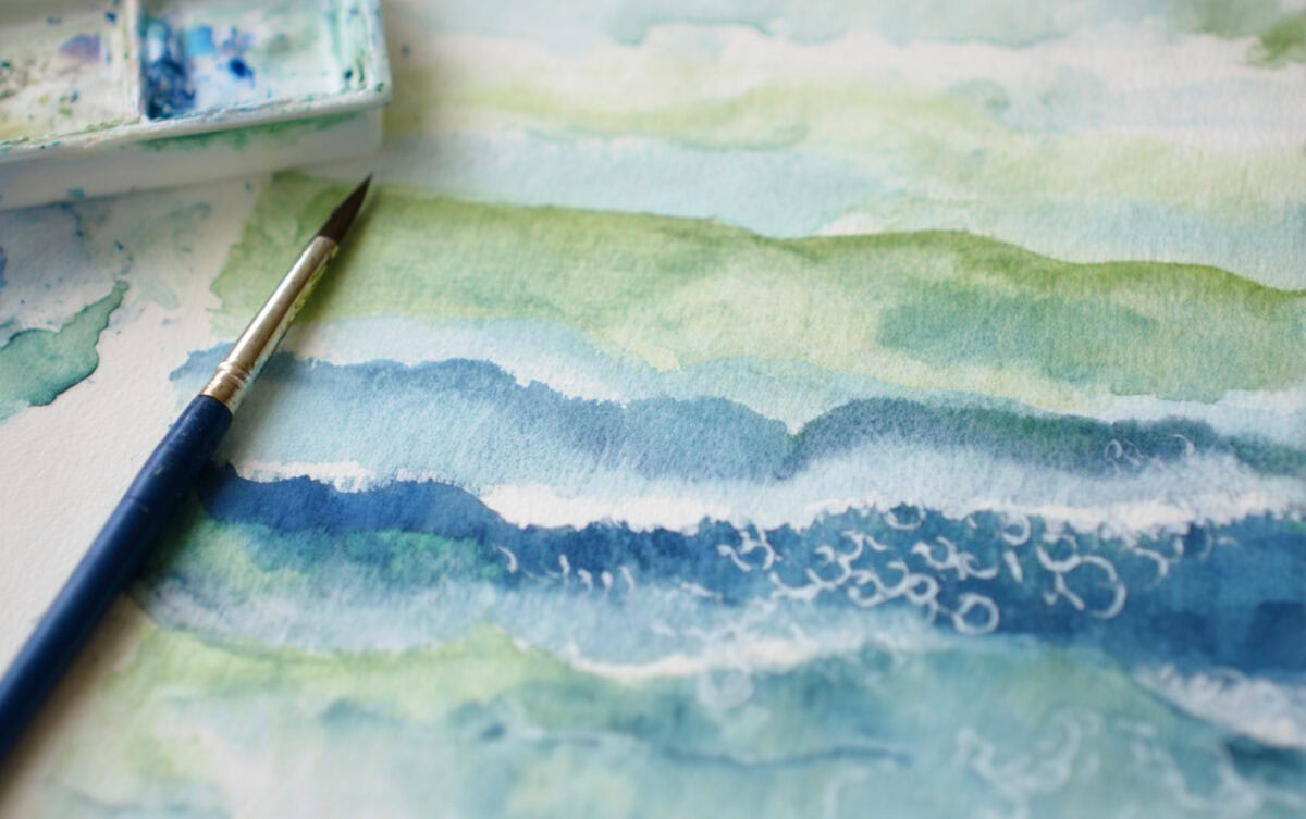 25 Loose Watercolor Ideas for Painting Stunning Abstract Landscapes ...