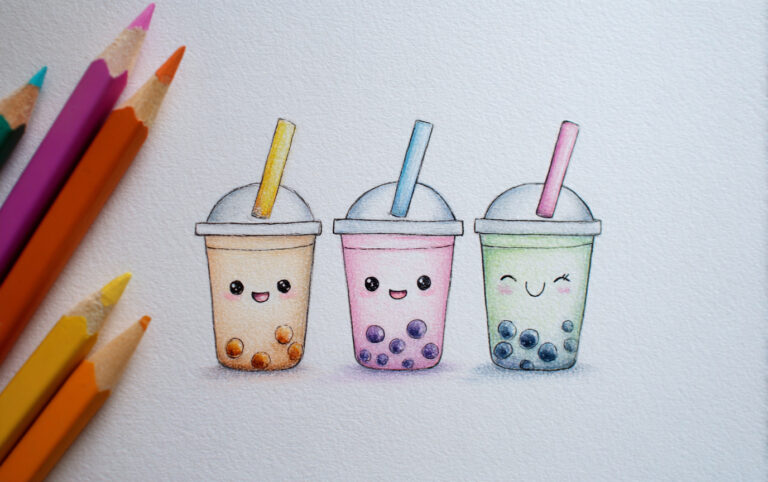 25 Simple and Fun Food Doodles Anyone Can Draw - Brighter Craft
