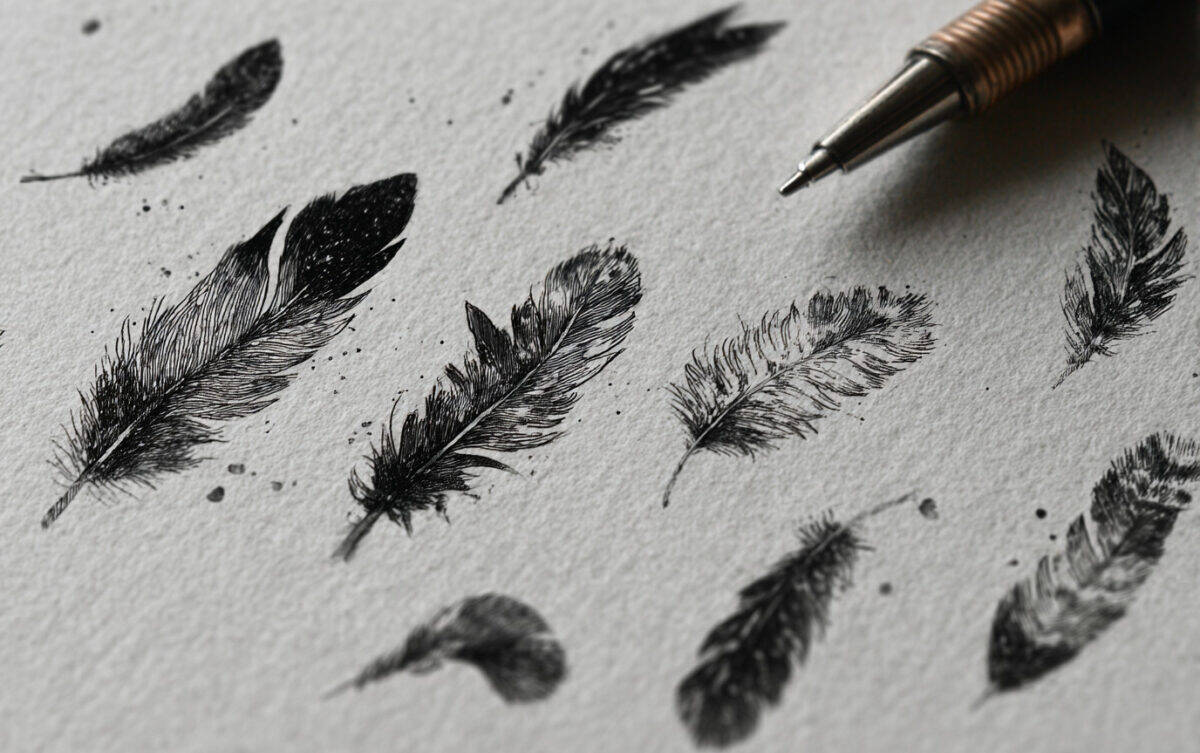 25 Aesthetic Pen Sketch Ideas for a Stylish Art Journal - Brighter Craft