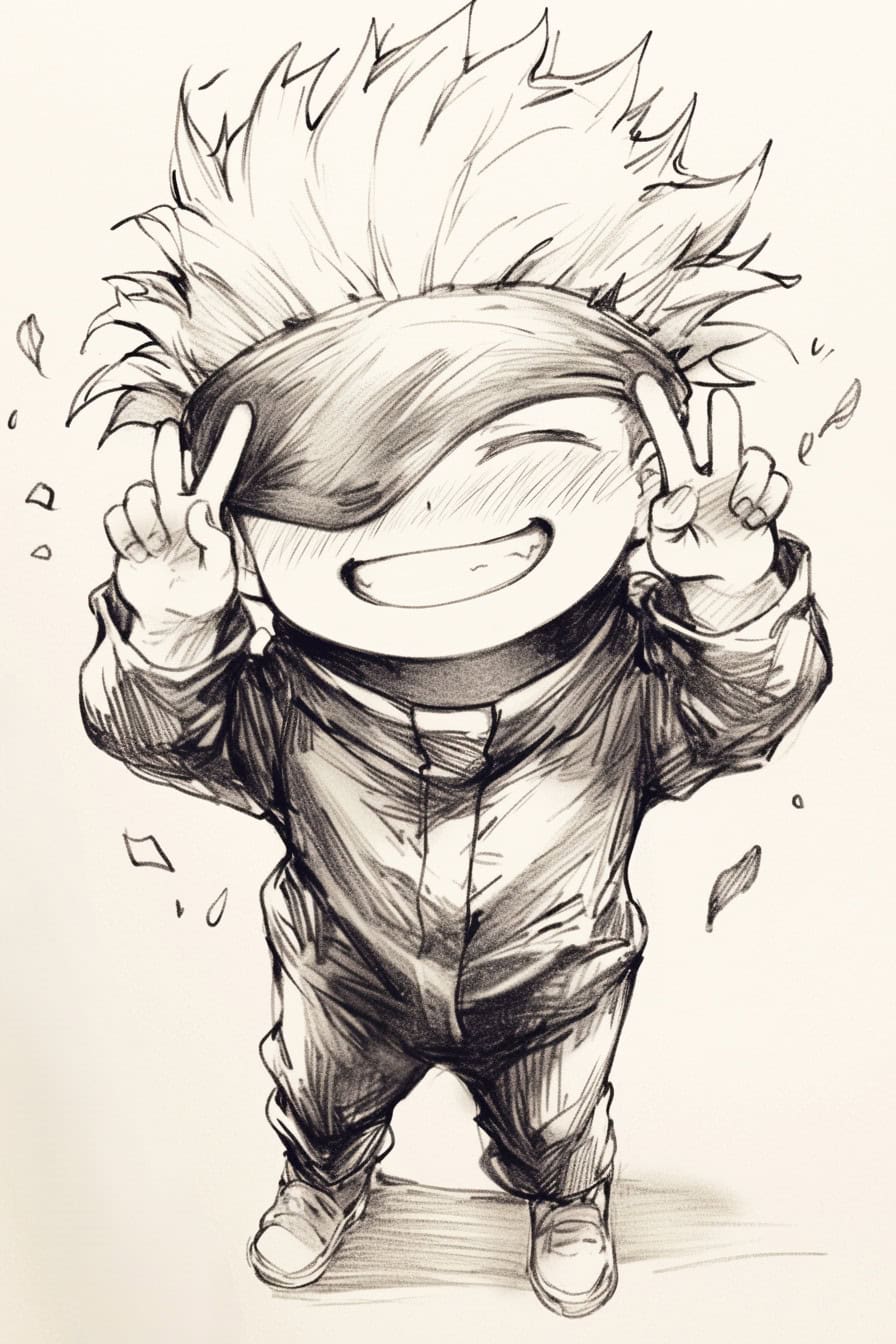 25 Cute Anime-Inspired Doodles to Draw in Your Sketchbook - Brighter Craft