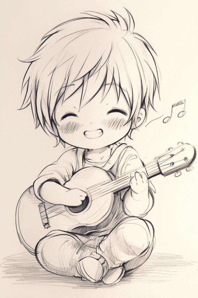 25 Easy Chibi Cartoon Doodles for Beginners - Brighter Craft