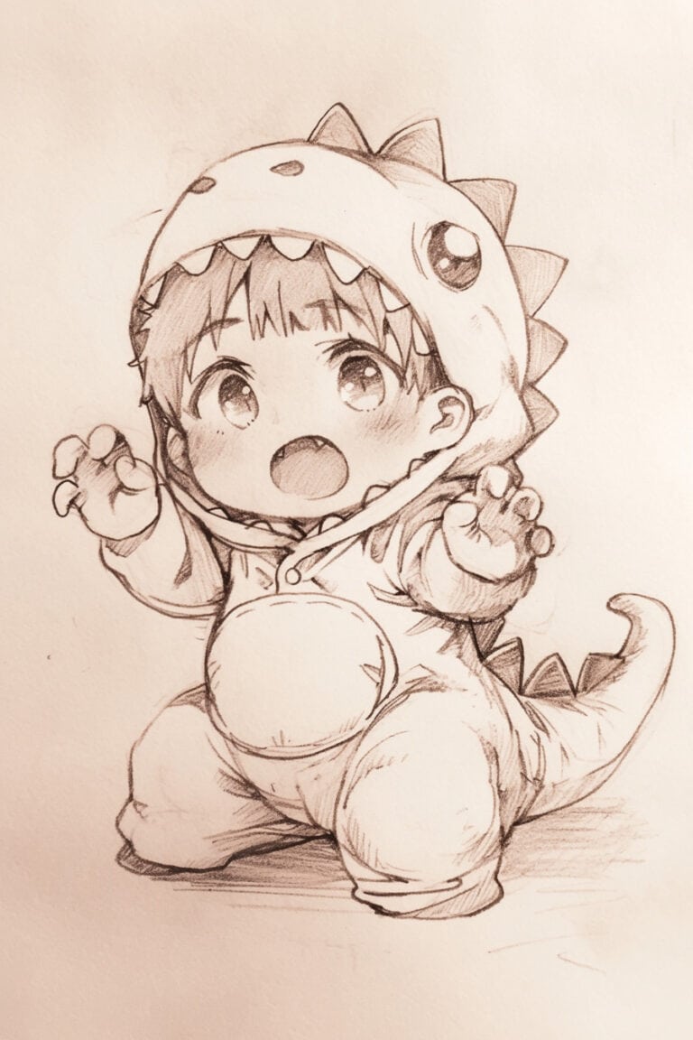 25 Easy Chibi Cartoon Doodles for Beginners - Brighter Craft