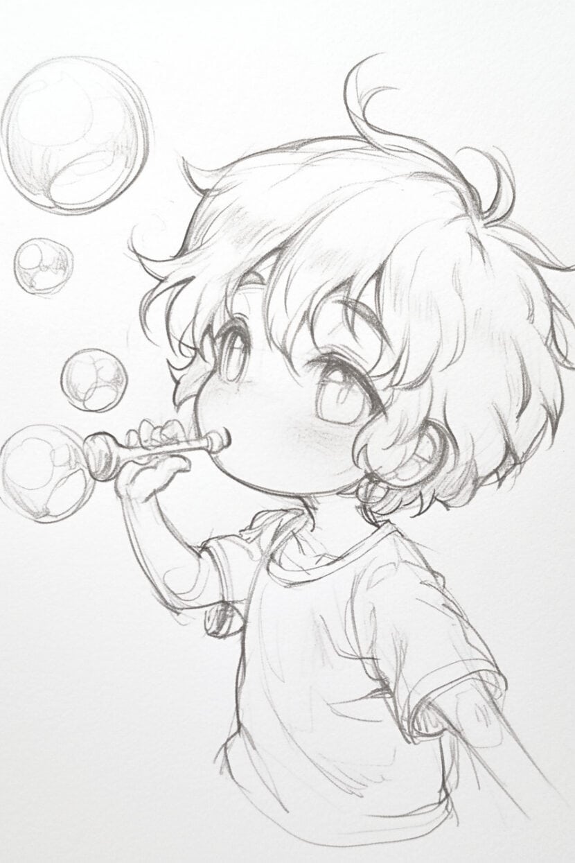 25 Easy Chibi Cartoon Doodles for Beginners - Brighter Craft