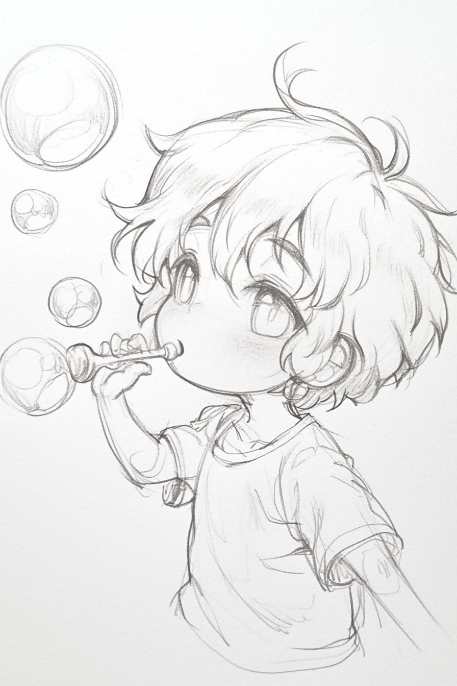 25 Easy Chibi Cartoon Doodles for Beginners - Brighter Craft