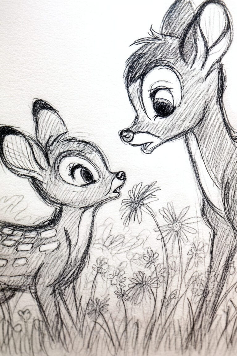 25 Easy Disney-Inspired Sketches to Draw When You’re Bored - Brighter Craft