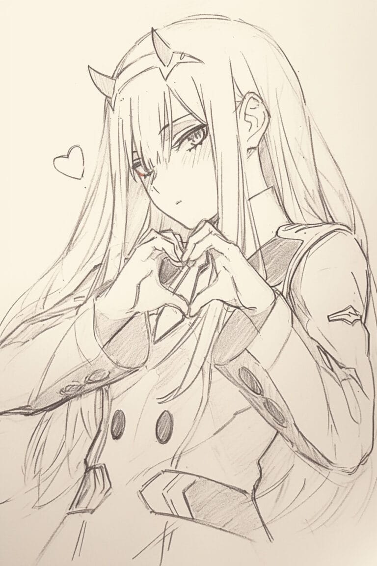 25 Cute Anime-Inspired Doodles to Draw in Your Sketchbook - Brighter Craft