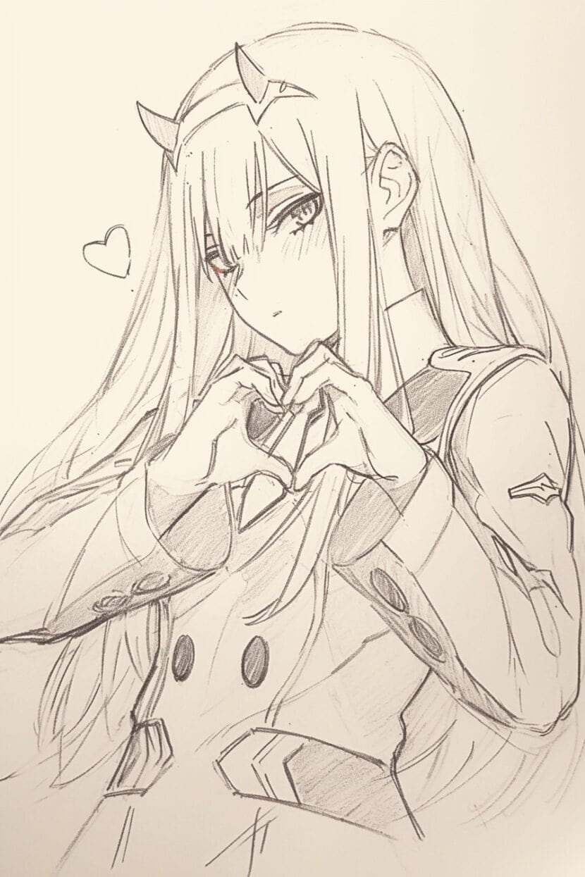 25 Cute Anime-Inspired Doodles to Draw in Your Sketchbook - Brighter Craft