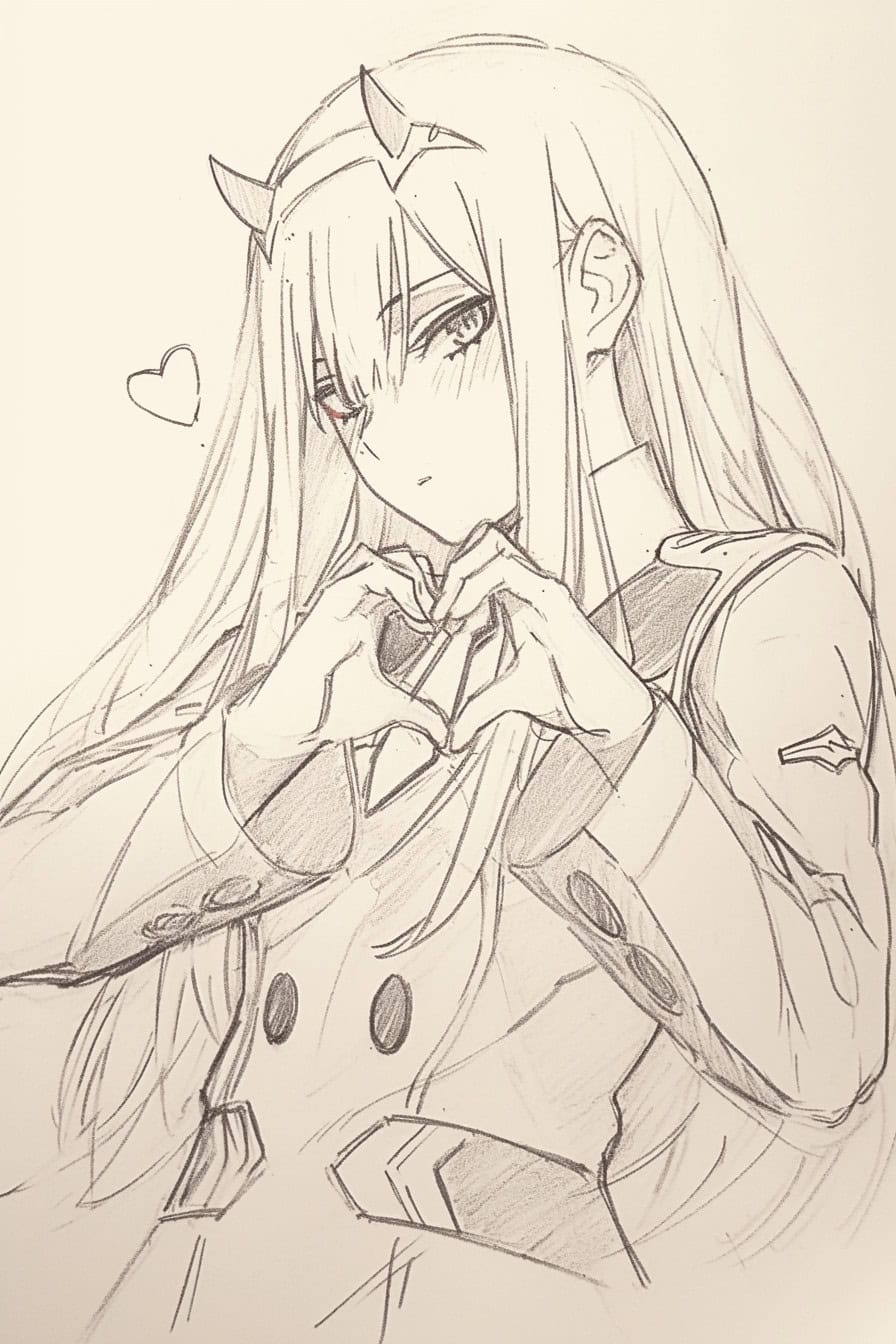 25 Cute Anime-Inspired Doodles to Draw in Your Sketchbook - Brighter Craft