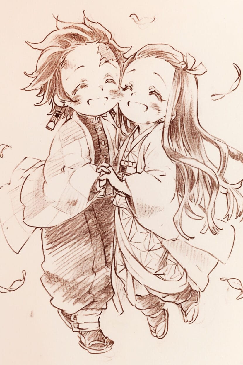 25 Cute Anime-Inspired Doodles to Draw in Your Sketchbook - Brighter Craft