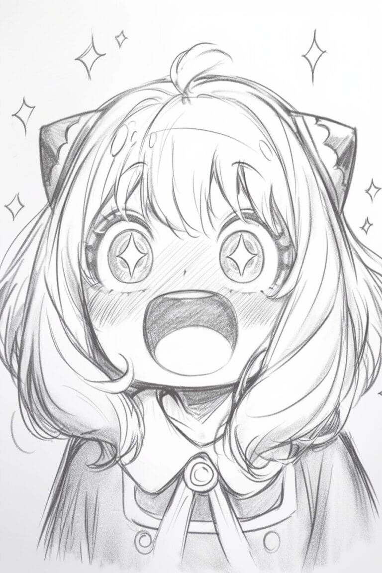 25 Cute Anime-Inspired Doodles to Draw in Your Sketchbook - Brighter Craft