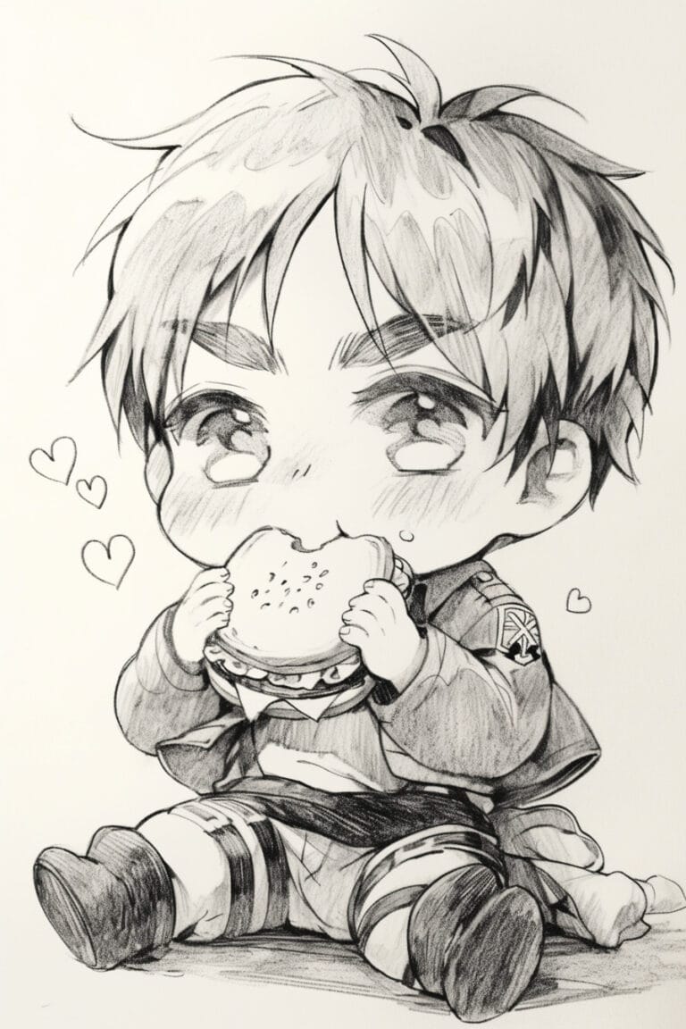 25 Cute Anime-Inspired Doodles to Draw in Your Sketchbook - Brighter Craft