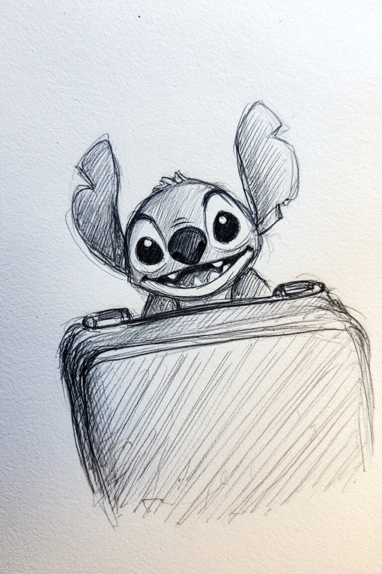 25 Easy Disney-Inspired Sketches to Draw When You’re Bored - Brighter Craft