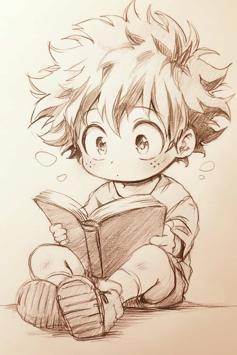 25 Cute Anime-Inspired Doodles to Draw in Your Sketchbook - Brighter Craft