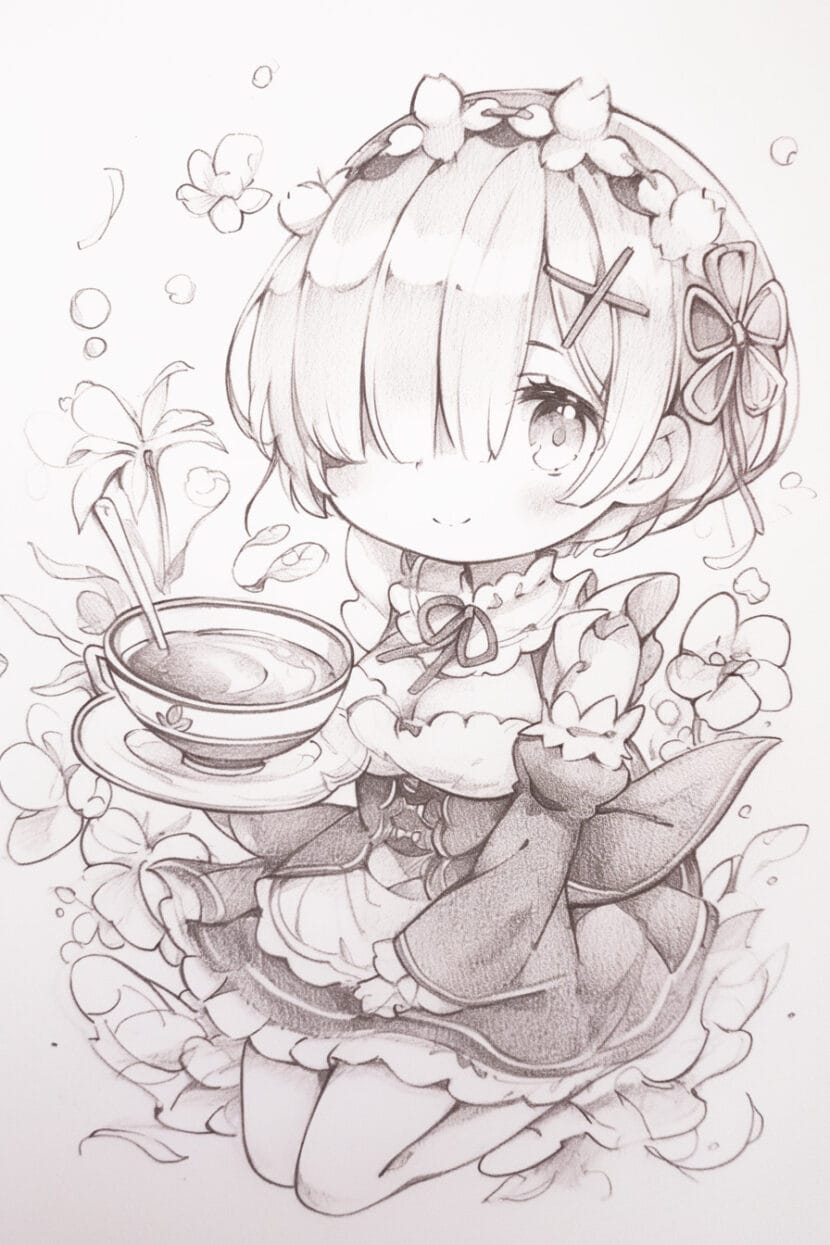 25 Cute Anime-Inspired Doodles to Draw in Your Sketchbook - Brighter Craft