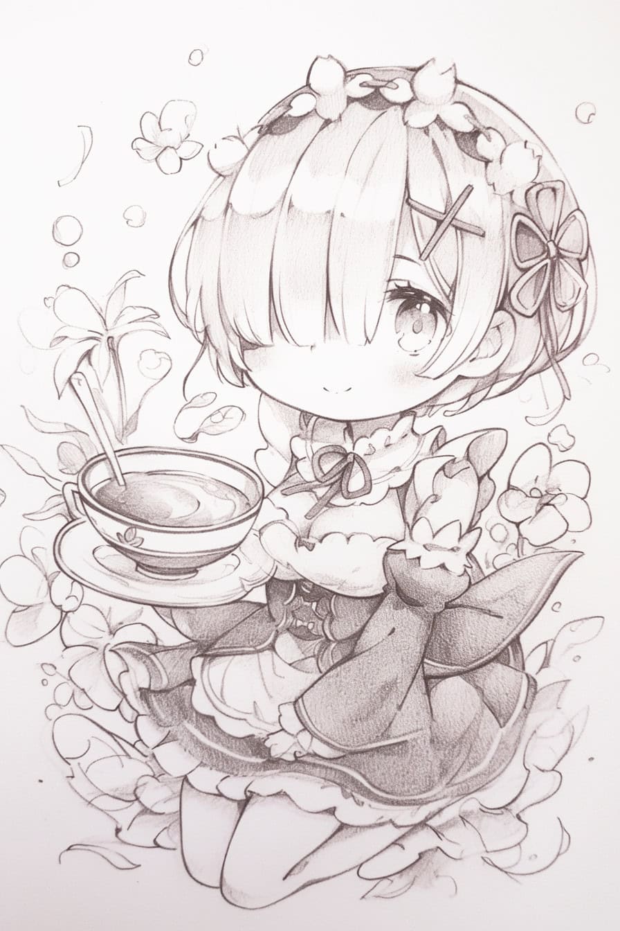 25 Cute Anime-Inspired Doodles to Draw in Your Sketchbook - Brighter Craft