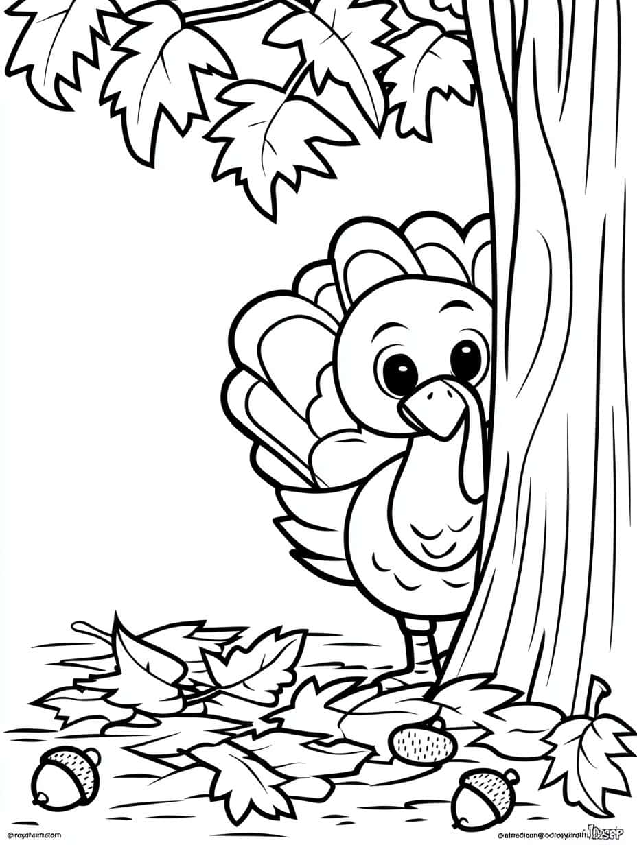 25 Adorable Easy Cute Autumn Coloring Sheets to Warm Up Your Sketchbook ...