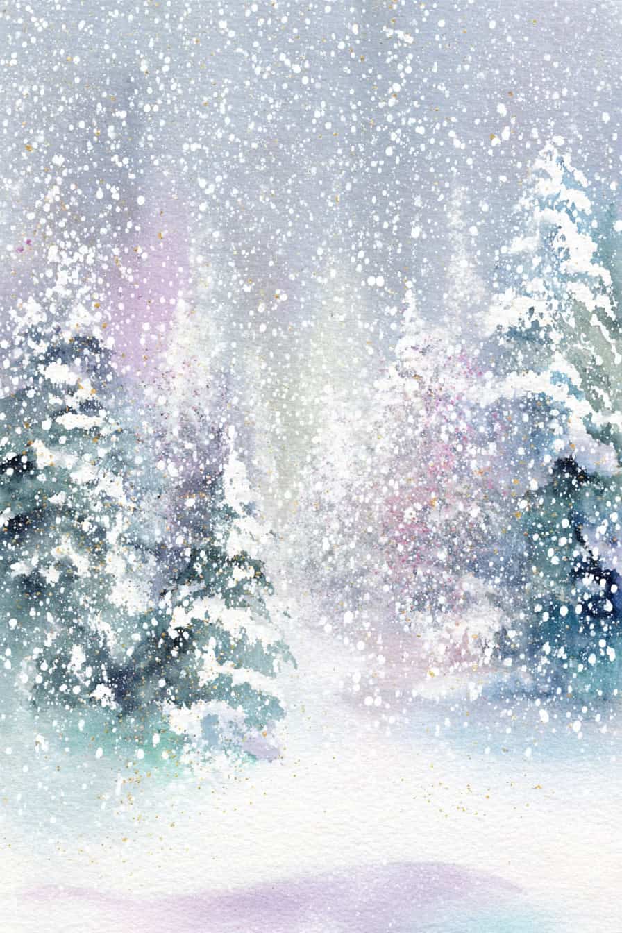 25 Dreamy Winter Watercolor Landscapes to Spark Creativity - Brighter Craft