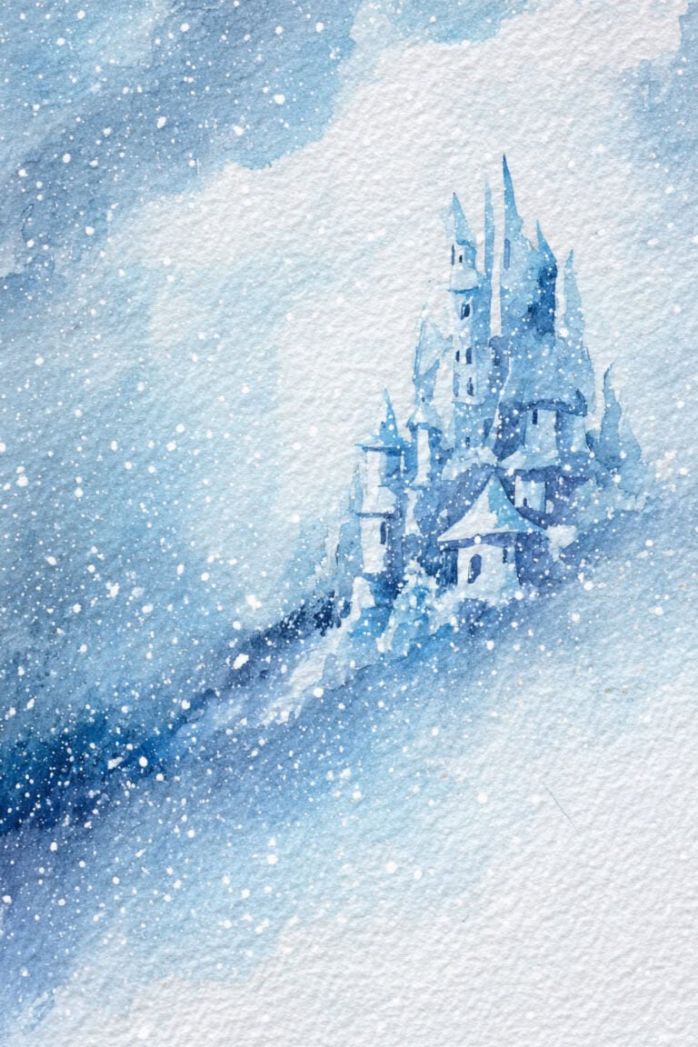 25 Dreamy Winter Watercolor Landscapes to Spark Creativity - Brighter Craft