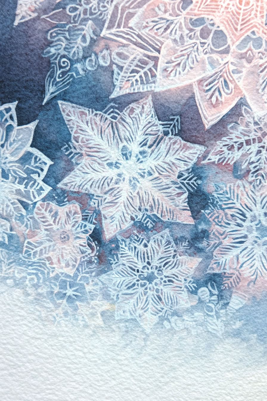 25 Dreamy Winter Watercolor Landscapes to Spark Creativity - Brighter Craft