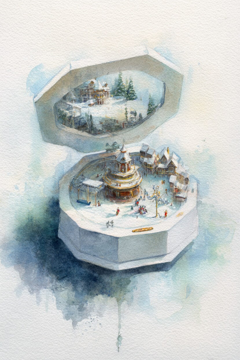 25 Dreamy Winter Watercolor Landscapes to Spark Creativity - Brighter Craft