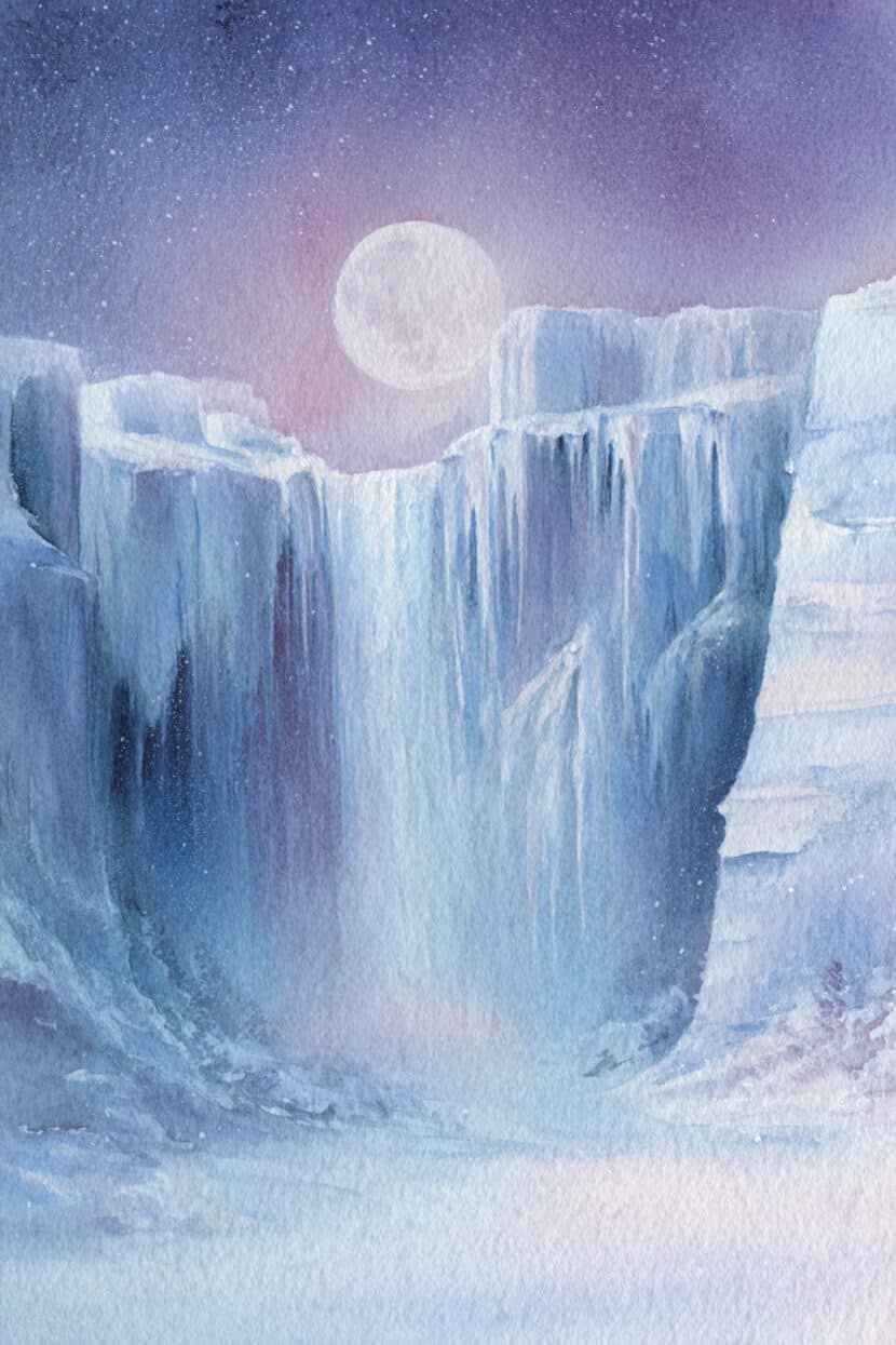 25 Dreamy Winter Watercolor Landscapes to Spark Creativity - Brighter Craft