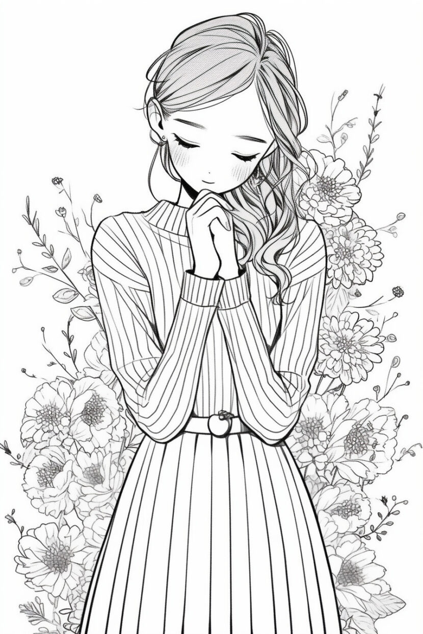 25 Aesthetic Coloring Pages for Calm Creativity - Brighter Craft