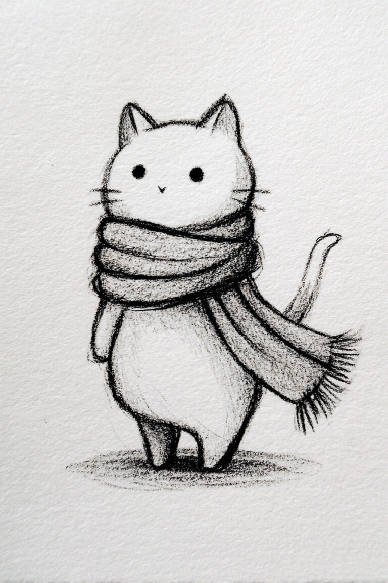 30 Cute Animal Drawing Ideas for Cozy Sketchbook Pages - Brighter Craft