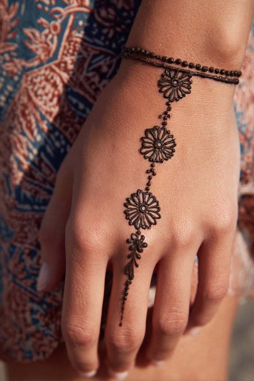 20 Easy Henna Design Ideas for Beginners - Brighter Craft