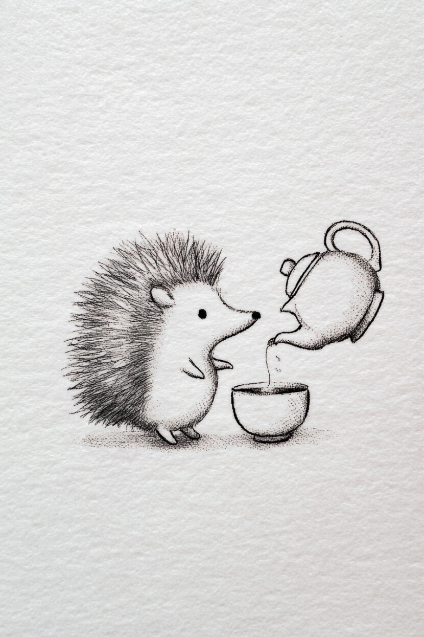 30 Cute Animal Drawing Ideas for Cozy Sketchbook Pages - Brighter Craft