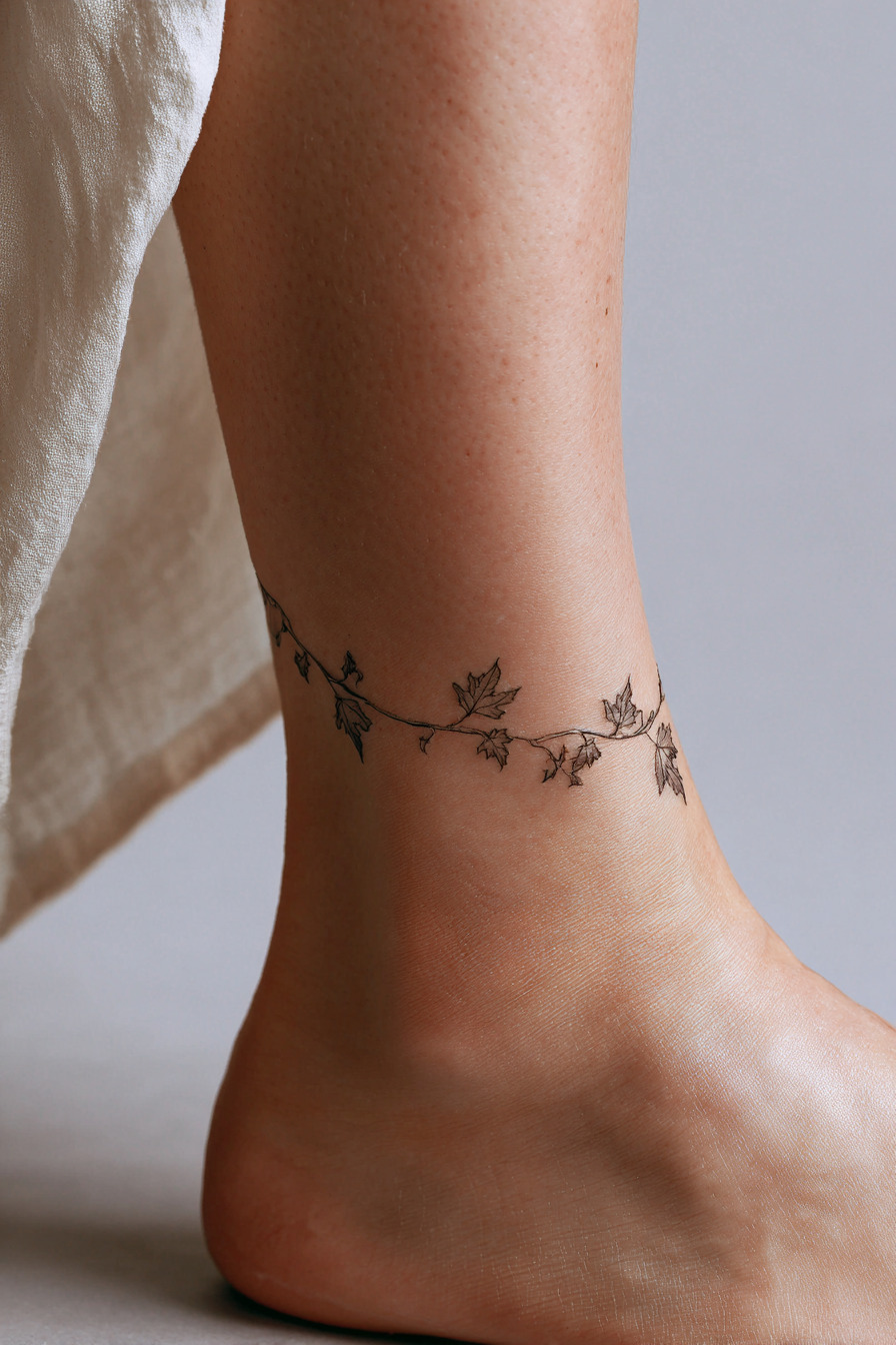 25 Minimal Botanical Tattoo Designs Inspired by Nature - Brighter Craft