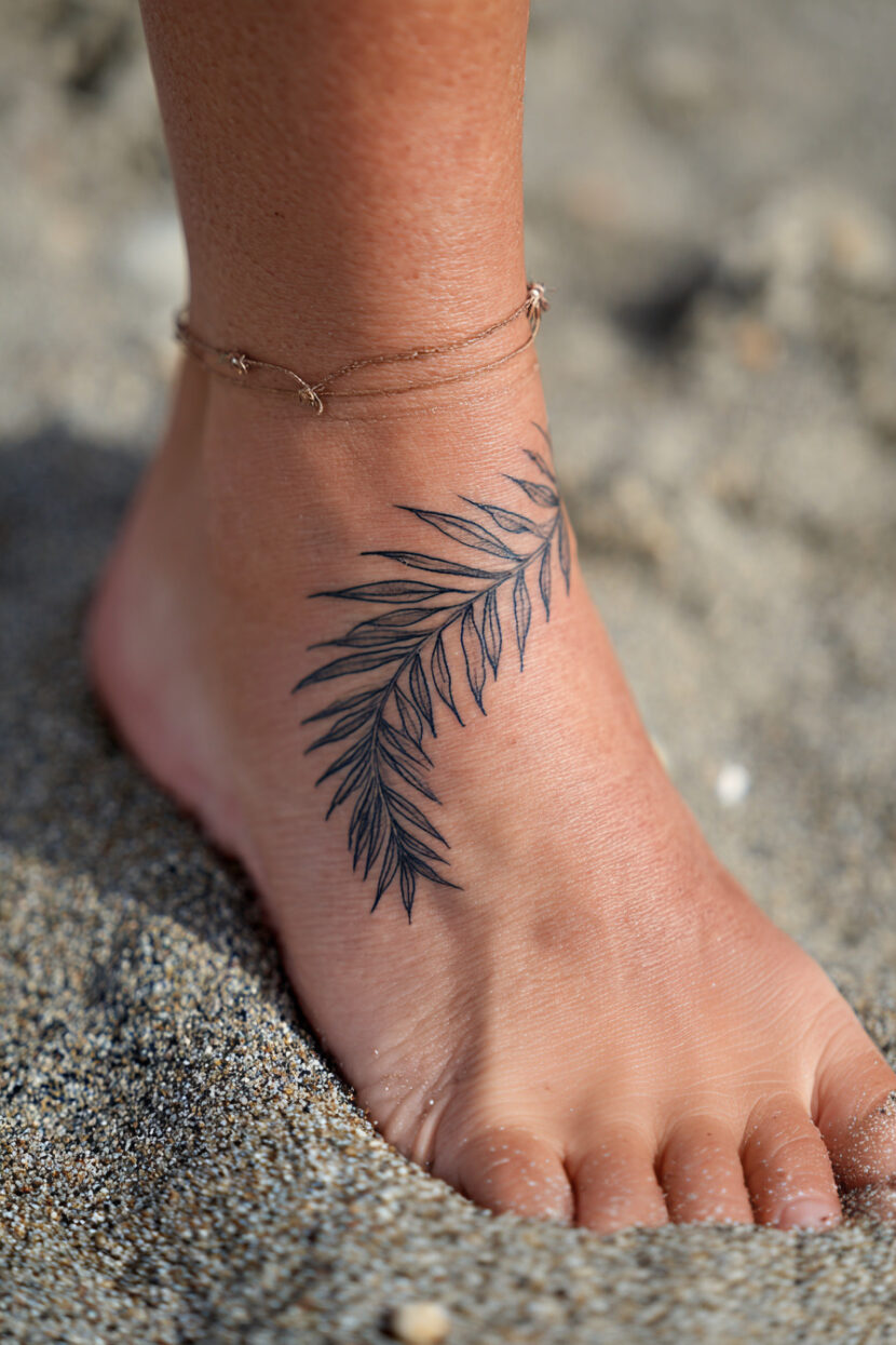 25 Minimal Botanical Tattoo Designs Inspired by Nature - Brighter Craft