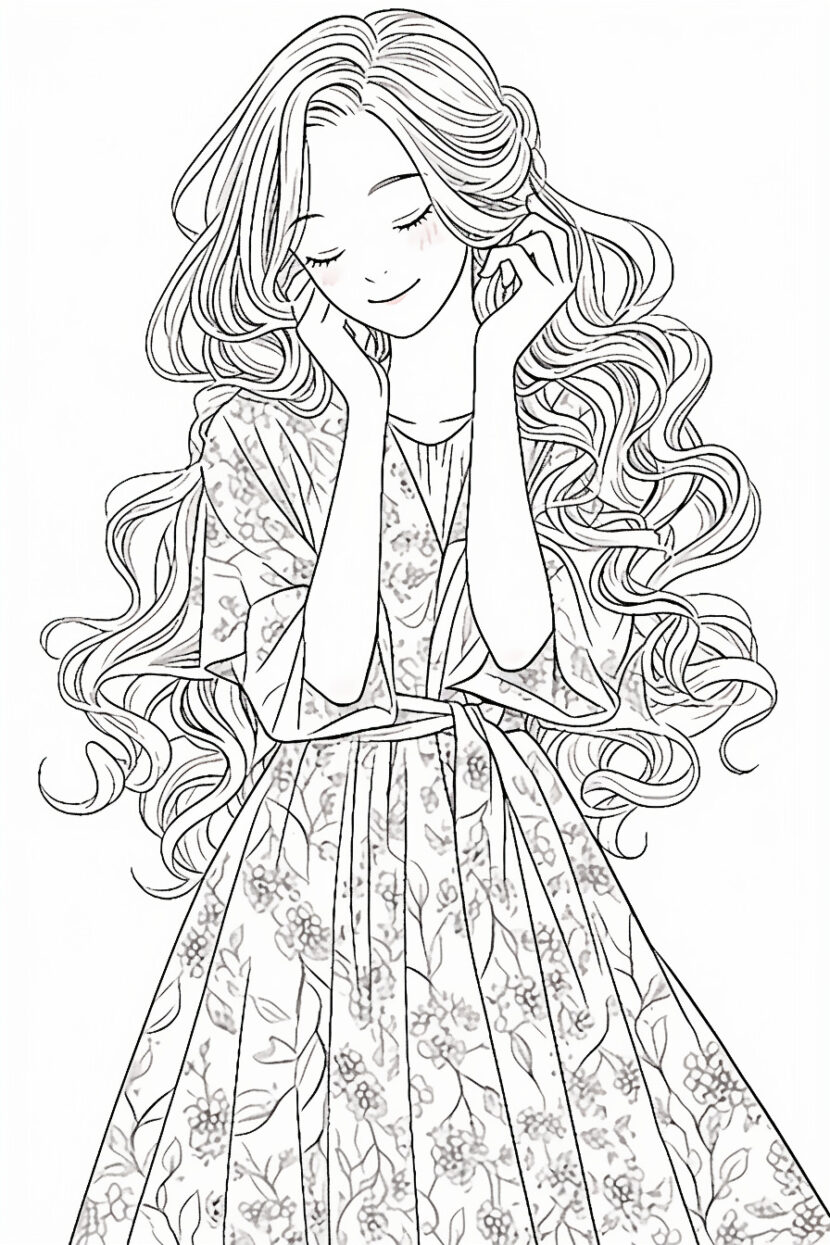 25 Aesthetic Coloring Pages for Calm Creativity - Brighter Craft